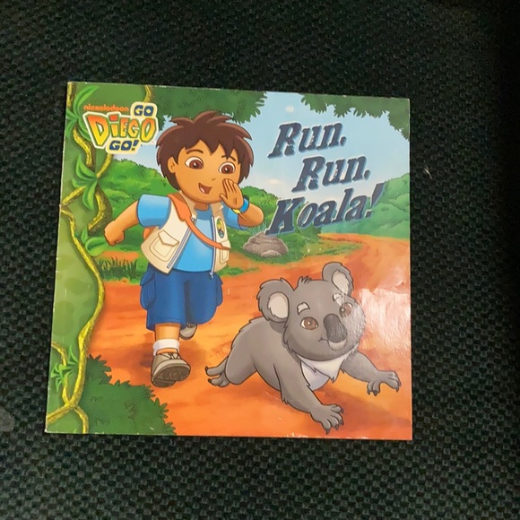 Nickelodeon | Other | Go Diego Go Run Run Koala Kids Book | Poshmark